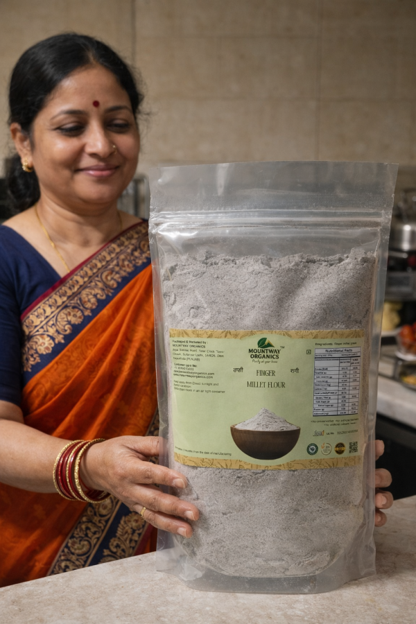 Finger Millet Flour (Ragi Atta) – Mountway Organics